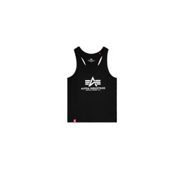 Alpha Industries Muscleshirt »Basic Tank BL BB« black 4XL 4XL Single Jersey Stoff