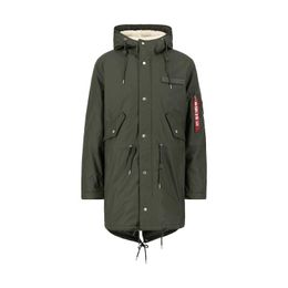 Alpha Industries Regen- und Matschjacke »Raincoat TL« dark olive S S Kordelzug an der Taille