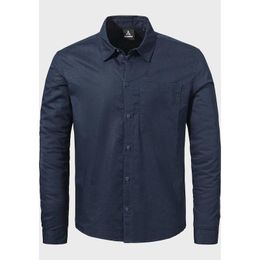 Schöffel SCHÖFFEL Outdoorhemd »Urban Shirt Style Chanduy MNS« 8820 - blau 54 - Normalgrößen Normalgrößen 54 Hoher Tragekomfort dank Materialmischung mit Hanf