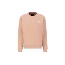 Alpha Industries Sweater »Basic Sweatshirt SL« Dusty Coral M M Brushed Fleece Stoff