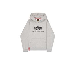 Alpha Industries Hoodie »Basic Hoodie BL« grey heather XXL XXL Brushed Fleece Stoff