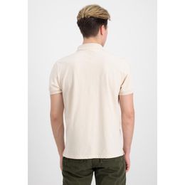 Alpha Industries Poloshirt »X-Fit Polo« jet stream white M M Pique Stoff