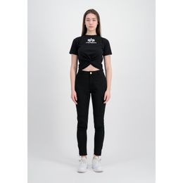 Alpha Industries Muscleshirt »Knotted Crop T-Shirt Women« black XS XS Knoten-Details am Saum