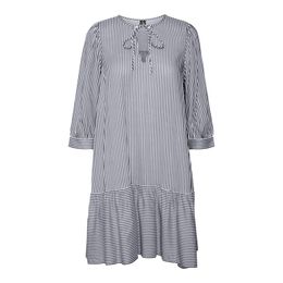 Véro Moda VERO MODA Tunikakleid »VMBUMPY 3/4 STRING TUNIC WVN GA« Sommerkleid, mit Volant Snow White Stripes:Night sky XL - N-Gr N-Gr XL 3/4-Ärmel bieten...