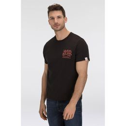 Replay T-Shirt mit Rückenprint black L L T-Shirt von Replay