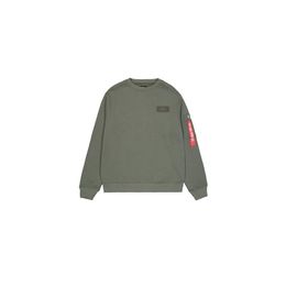 Alpha Industries Sweater »Backprint Sweatshirt« dark olive 3XL 3XL Brushed Fleece Stoff
