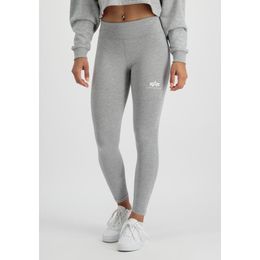 Alpha Industries Leggings »Basic Leggings SL W« greyheather/white L - Normalgrößen Normalgrößen L Single Jersey Stoff