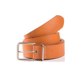 Tom Tailor Lederg&uuml;rtel &raquo;TTREGGIE&laquo; 3, 5 cm breiter Dameng&uuml;rtel, Must-Have zu Denim und Formell light cognac