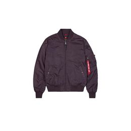 Alpha Industries Bomberjacke »MA-1 TT Light« Plum 3XL 3XL Flight Nylon Stoff
