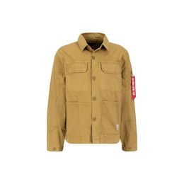 Alpha Industries Hemdjacke »Color Block Overshirt« khaki 3XL 3XL Cotton Twill Stoff