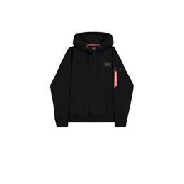 Alpha Industries Hoodie »Backprint Hoodie « black XL XL Brushed Fleece Stoff