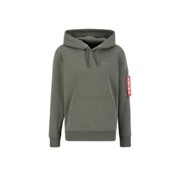 Alpha Industries Hoodie »Air Force Hoodie« dark olive XXL XXL Brushed Fleece Stoff