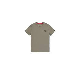 Alpha Industries T-Shirt »Camo Logo Puff Print Backprint T-Shirt« olive XL XL Single Jersey Stoff