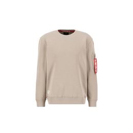 Alpha Industries Sweater &raquo;Dragon EMB Sweatshirt&laquo; vintage sand L L Utility Pocket und RBF Tag