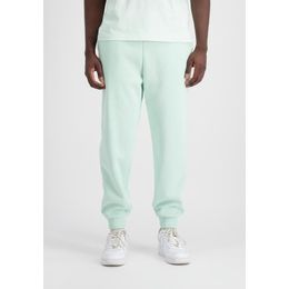 Alpha Industries Jogginghose »Unisex EMB Jogger« mint 2XS - Normalgrößen Normalgrößen 2XS Elastischer Bund mit Kordelzug