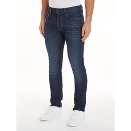 Tommy Hilfiger Slim-fit-Jeans »SLIM BLEECKER PSTR CROW BLACK« Benton Blue 32 - Länge 32 Länge 32 32 Slim Fit Jeans für eine schmale Beinform und...