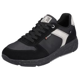 Rieker EVOLUTION Sneaker, Freizeitschuh, Halbschuh, Schnürschuh mit gepolstertem Schaftrand schwarz-grau 43 43 Sneaker aus der sportiven Rieker...