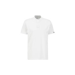 Alpha Industries T-Shirt »Label T-Shirt HC« white L L Logo Loop Label am linken Ärmel