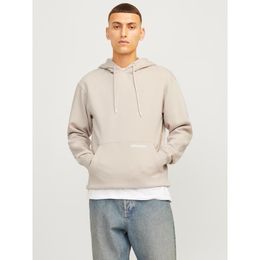 Jack & Jones JACK & JONES Kapuzensweatshirt &raquo;JJELEGACY SWEAT HOOD NOOS&laquo; Moonbeam Detail:Cloud Dancer L L Sweater von Jack & Jones