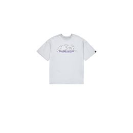 Alpha Industries T-Shirt »Studio Edition Vibe T-Shirt W« pastel grey M M Single Jersey Stoff