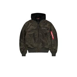 Alpha Industries Bomberjacke »MA-1 D-Tec« black olive 4 XL 4 XL Flight Nylon Stoff