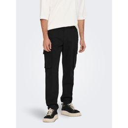 Only & Sons ONLY & SONS Cargohose »ONSNEED CARGO 4563 PANT« black 31 - Länge 32 Länge 32 31 Cargohose von Only & Sons