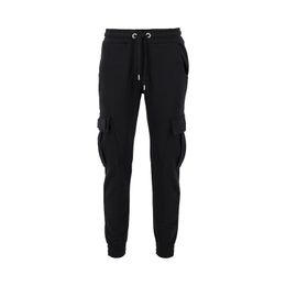 Alpha Industries Jogginghose »Terry Jogger« black XXL - Normalgrößen Normalgrößen XXL Alpha Logo Gummi Patch hinten