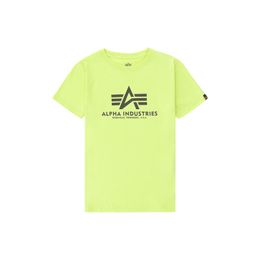 Alpha Industries T-Shirt »Basic T-Shirt BL K« hornet green 8 8 Single Jersey Stoff