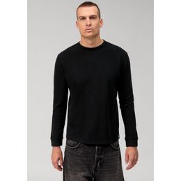 OLYMP Herren OLYMP Langarmshirt &raquo;Casual&laquo; schwarz XL