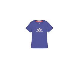 Alpha Industries T-Shirt »New Basic T-Shirt BL W« night purple XL XL Single Jersey Stoff