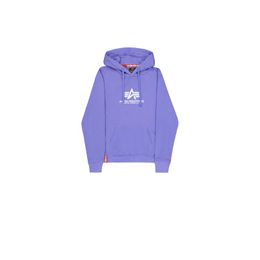 Alpha Industries Hoodie »New Basic Hoodie BL W« electric violet XL XL Single Jersey Stoff