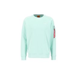 Alpha Industries Sweater &raquo;X-Fit Sweat&laquo; mint 3XL 3XL Rib B&uuml;ndchen am Hals, &Auml;rmeln und Saum