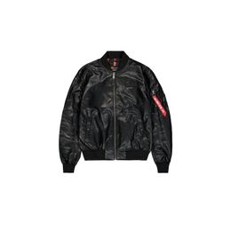 Alpha Industries Lederjacke »MA-1 VF Vegan Leather Light« black XL XL Kunstleder