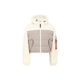 Alpha Industries Winterjacke »Teddy Puffer W« vintage sand XL XL Polyester Tafetta Stoff