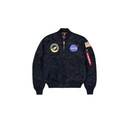 Alpha Industries Bomberjacke »MA-1 VF Vintage Fit NASA« rep.blue XXL XXL Flight Nylon Stoff