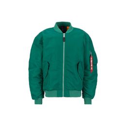 Alpha Industries Bomberjacke »MA-1 CS« jungle green XXL XXL Flight Nylon Stoff