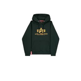 Alpha Industries Hoodie »Basic Hoodie BL« dark petrol XL XL Brushed Fleece Stoff