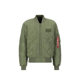 Alpha Industries Bomberjacke »MA-1 ALS« sage-green S S Flag Label am linken Ärmel