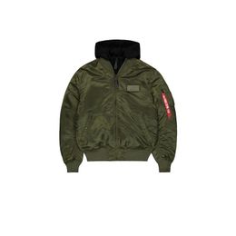 Alpha Industries Bomberjacke »MA-1 D-Tec« darkgreen/black 5 XL 5 XL Flight Nylon Stoff