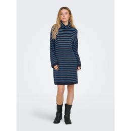 Only Strickkleid »ONLTALIO LS STRIPE ROLLNECK DRESS BF KNT« Night Sky Stripes:Coronet Blue Melange M (38) - N-Gr N-Gr M (38) Kleid in Midilänge von...