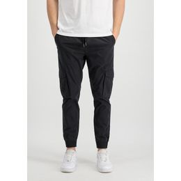 Alpha Industries Jogginghose »Nylon Cargo Jogger« black M - Normalgrößen Normalgrößen M Klettverschluss Taschen