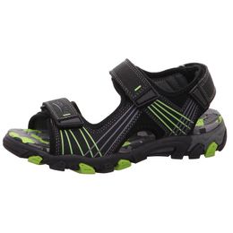 Superfit Sandale »HENRY WMS: Mittel«, Sommerschuh, Klettschuh, Sandalette, mit Klettverschluss schwarz-neongrün 27 27 Robuste Sandale mit...