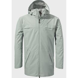 Schöffel SCHÖFFEL Langjacke »Urban Parka Style Bohorok MNS« mit Kapuze 9205 - grau 56 56 Wasserdicht, 10.000 mm Wassersäule