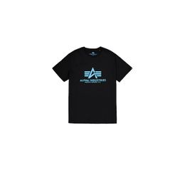 Alpha Industries T-Shirt »Basic T-Shirt BL« black/blue XXS XXS Single Jersey Stoff