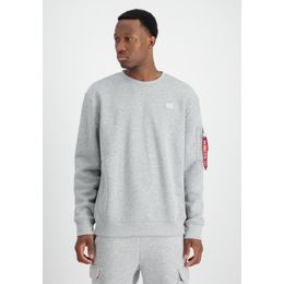 Alpha Industries Sweater »X-Fit Label Sweater« grey heather 3XL 3XL Utility Pocket