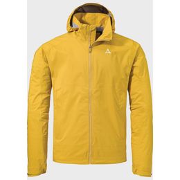 Schöffel SCHÖFFEL Outdoorjacke »2.5L Jacket Tarvis M« mit Kapuze 5205 - gelb 54 Hohe Multi-Funktionalität durch 2,5-Lagen VENTURI Bekleidung