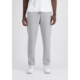 Alpha Industries Jogginghose »Basic Jogger SL S Leg« grey heather XXL - Normalgrößen Normalgrößen XXL Brushed Fleece