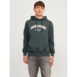 Jack & Jones JACK & JONES Kapuzensweatshirt &raquo;JORBRONX ARCH BIG SWEAT HOOD&laquo; Forest River XL XL Sweater von Jack & Jones