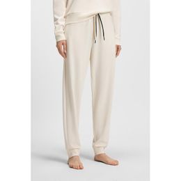 BOSS Relaxhose »CP Stripe_Pants Cuff« mit kontrastfarbener Kordel Open White 118 S - N-Gr N-Gr S Pyjamahose von BOSS BLACK Underwear