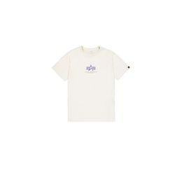 Alpha Industries T-Shirt »Basic T-Shirt ML« vintage white 3XL 3XL Single Jersey Stoff